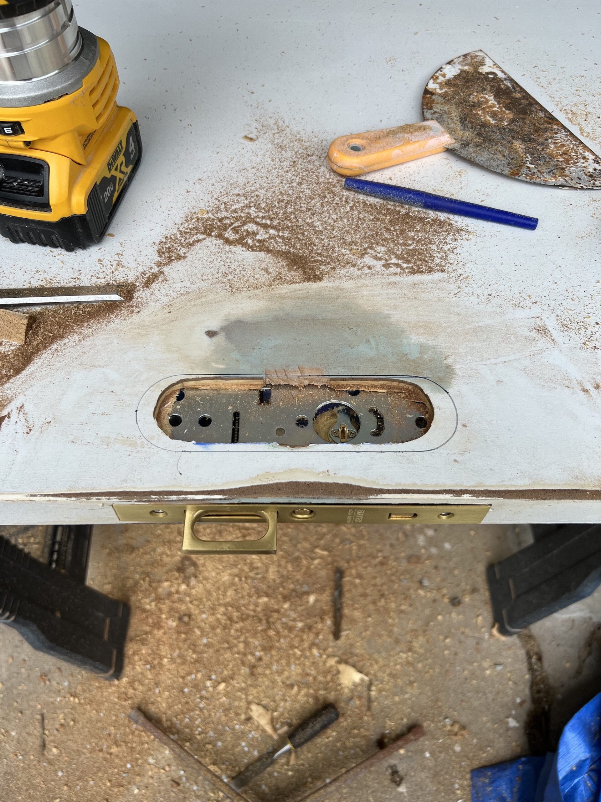 Retrofit a Standard Door into a Pocket Door - findmaggiemay.com