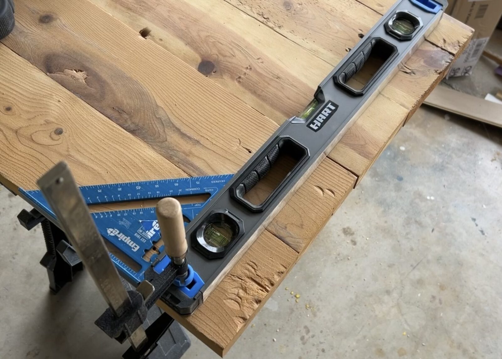 Turning trash into a Workbench Cabinet - findmaggiemay.com